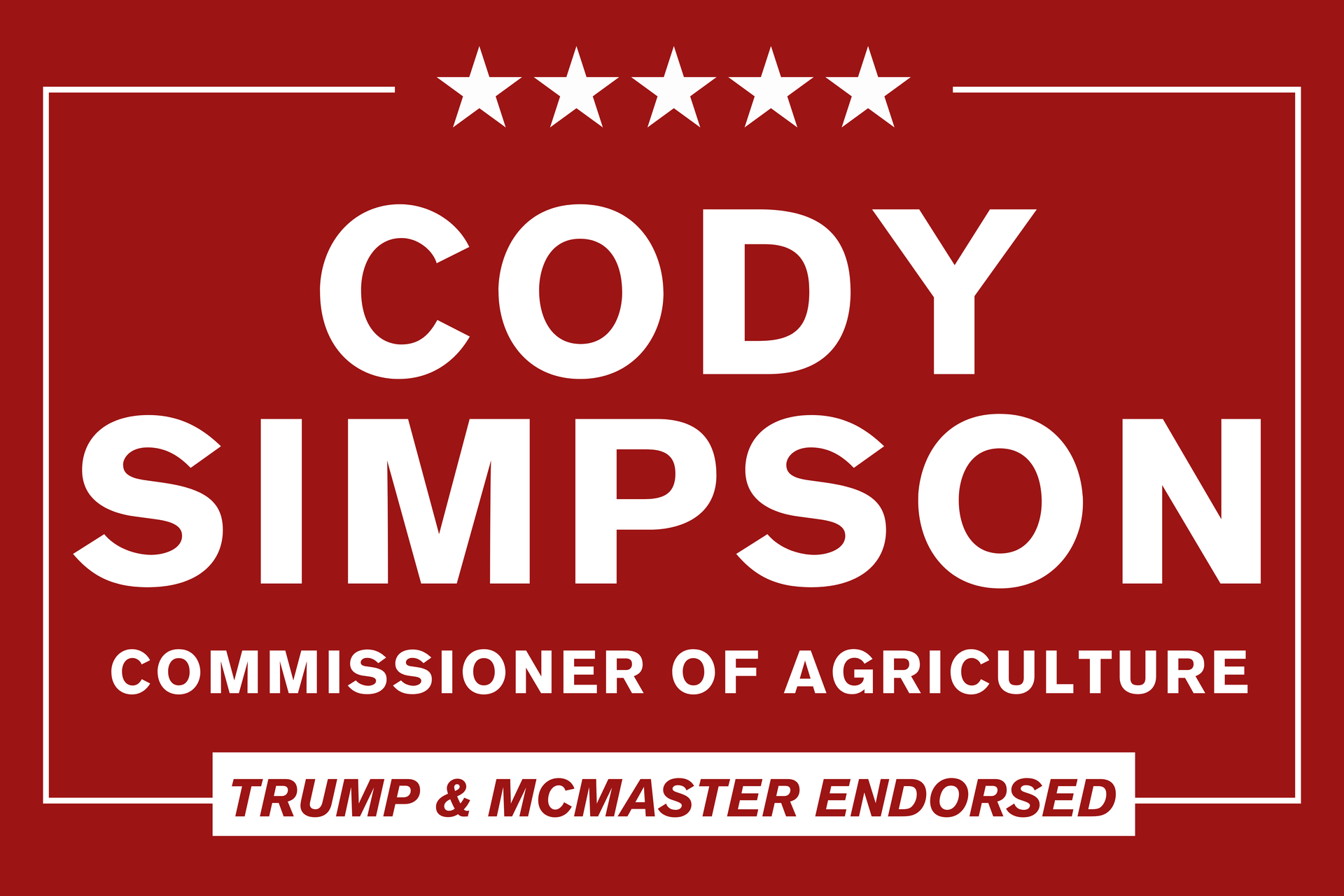 About | Cody Simpson for SC Commissioner of Agriculture