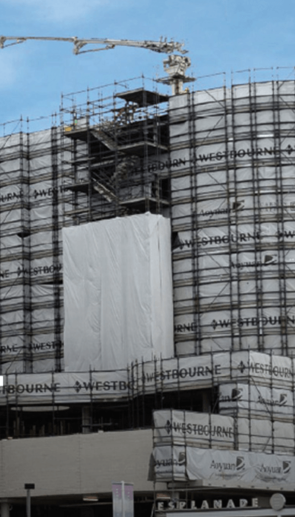FTH Group | Scaffolding Safety Branded Mesh | Containment Mesh | New ...