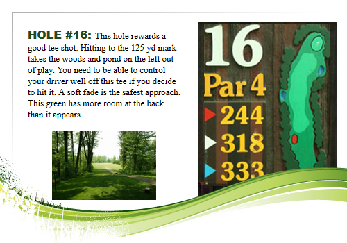 Course Information | Hickory Ridge Golf