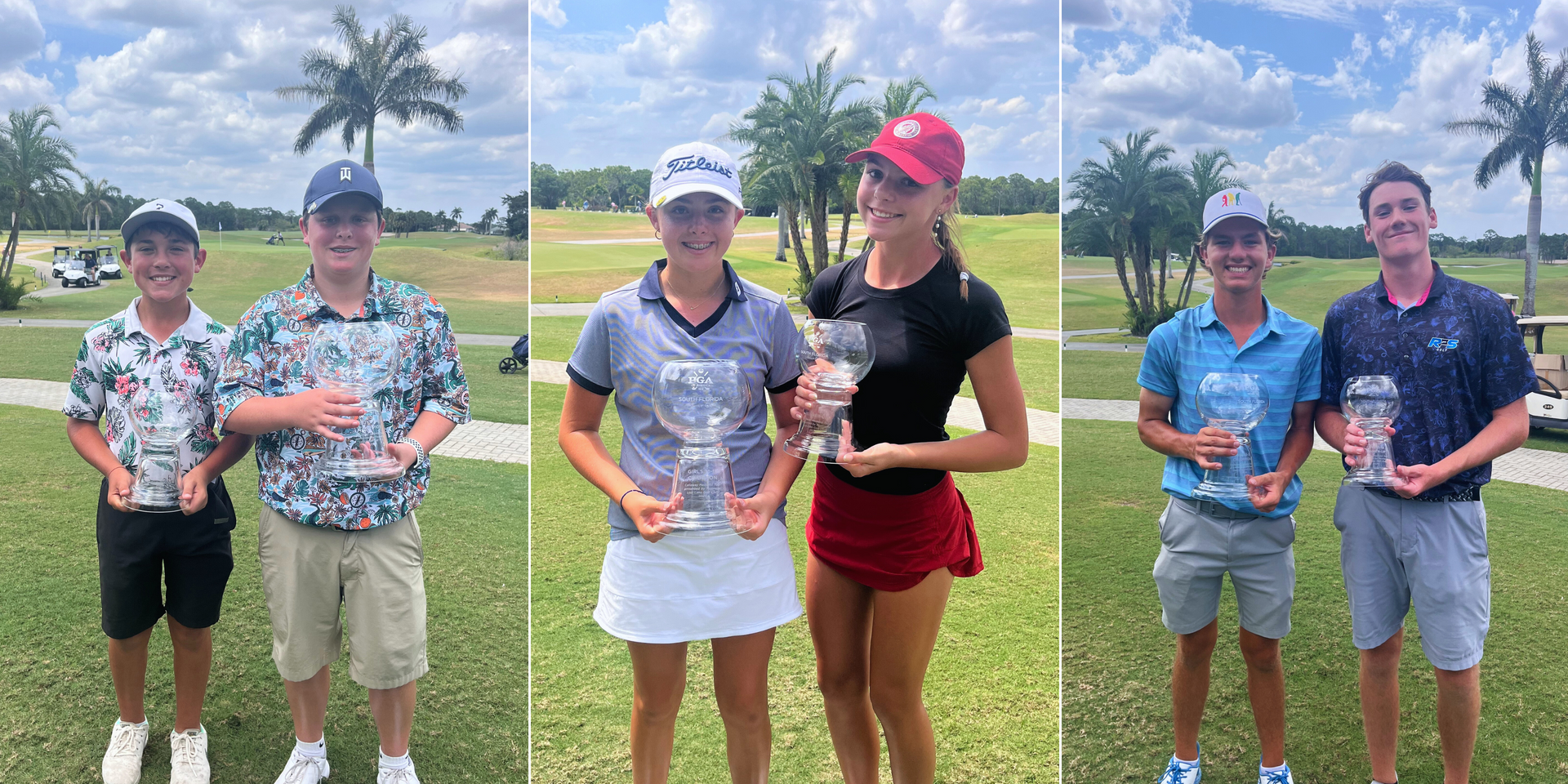 Carter, Crawford, and Felton Triumph at Lost Lake Golf Club