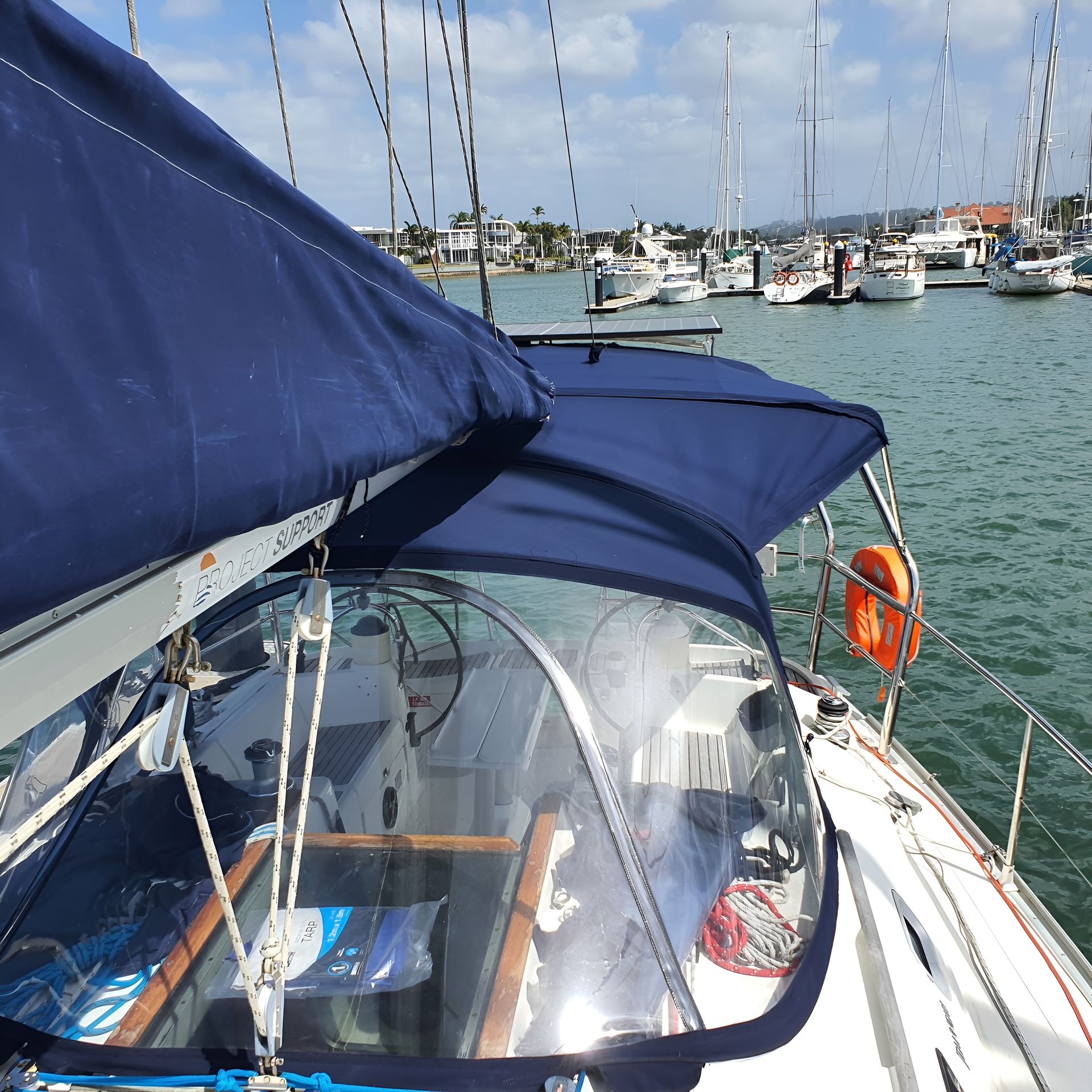 Yacht Dodgers on the Sunshine Coast | The Boat Cover Company