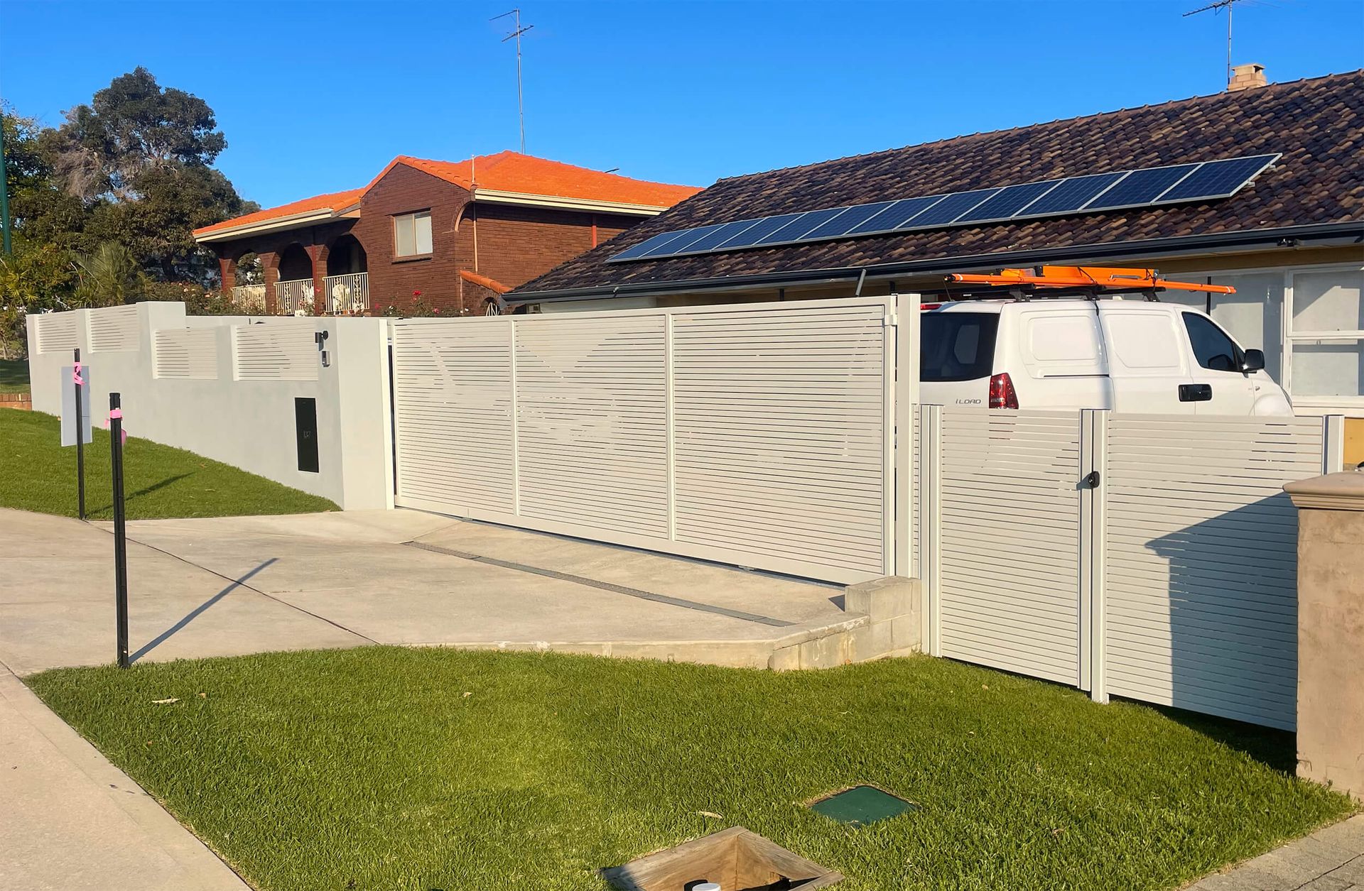 Rendered Brick Fences Perth | Brick Rendered Wall
