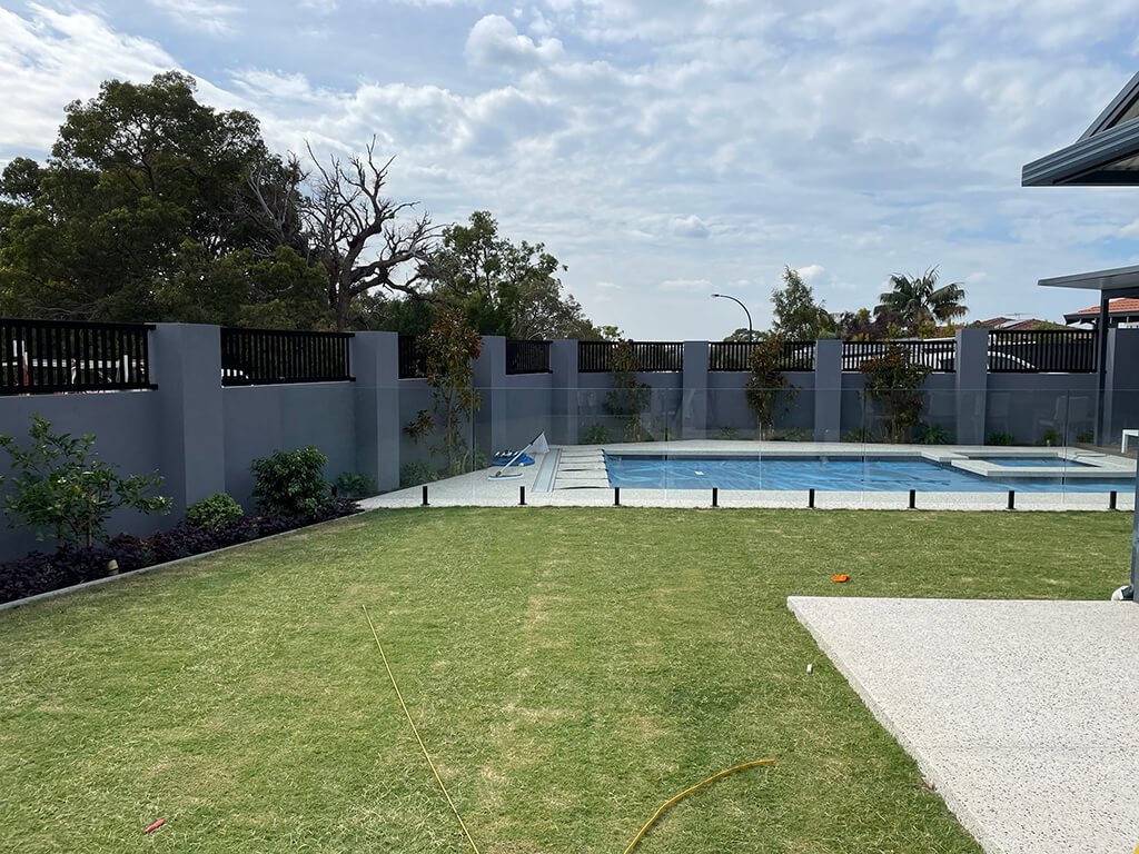 Rendered Brick Fences Perth | Brick Rendered Wall
