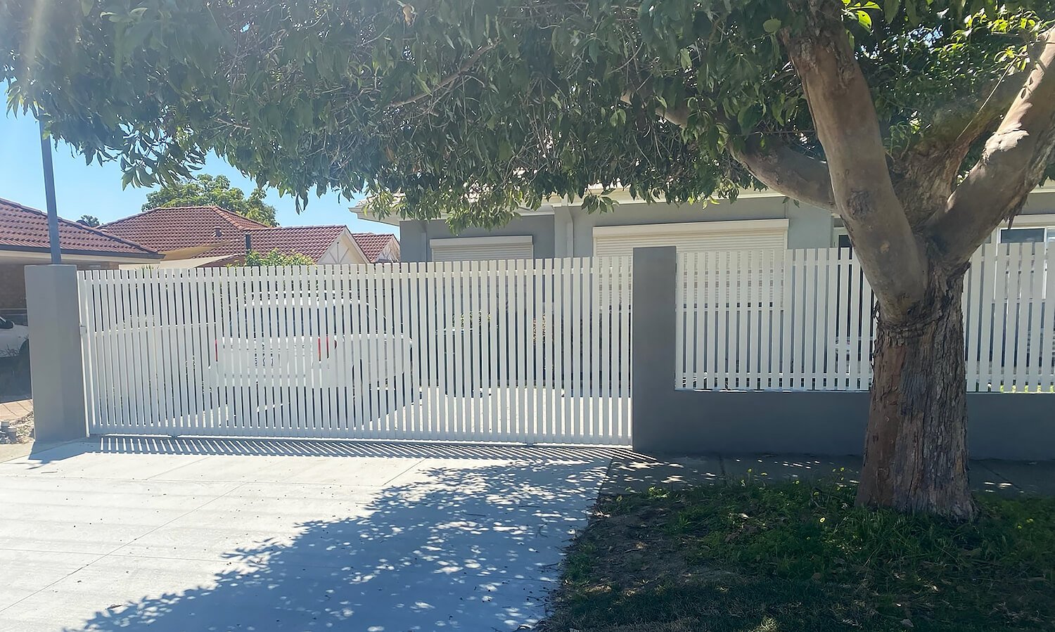 Rendered Brick Fences Perth | Brick Rendered Wall