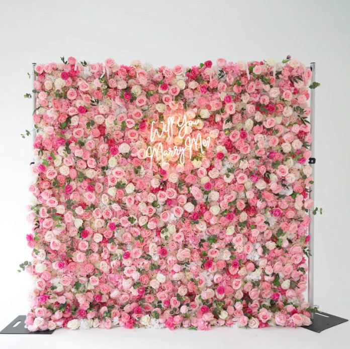 Luxury Silk Flower Wall Floral Backdrop Rentals in Chicago, IL