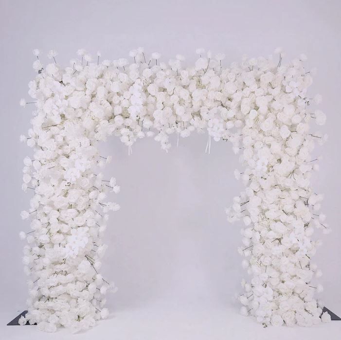 Silk Flower Wedding Arch Rentals in Chicago | Elegant Ceremony Backdrops