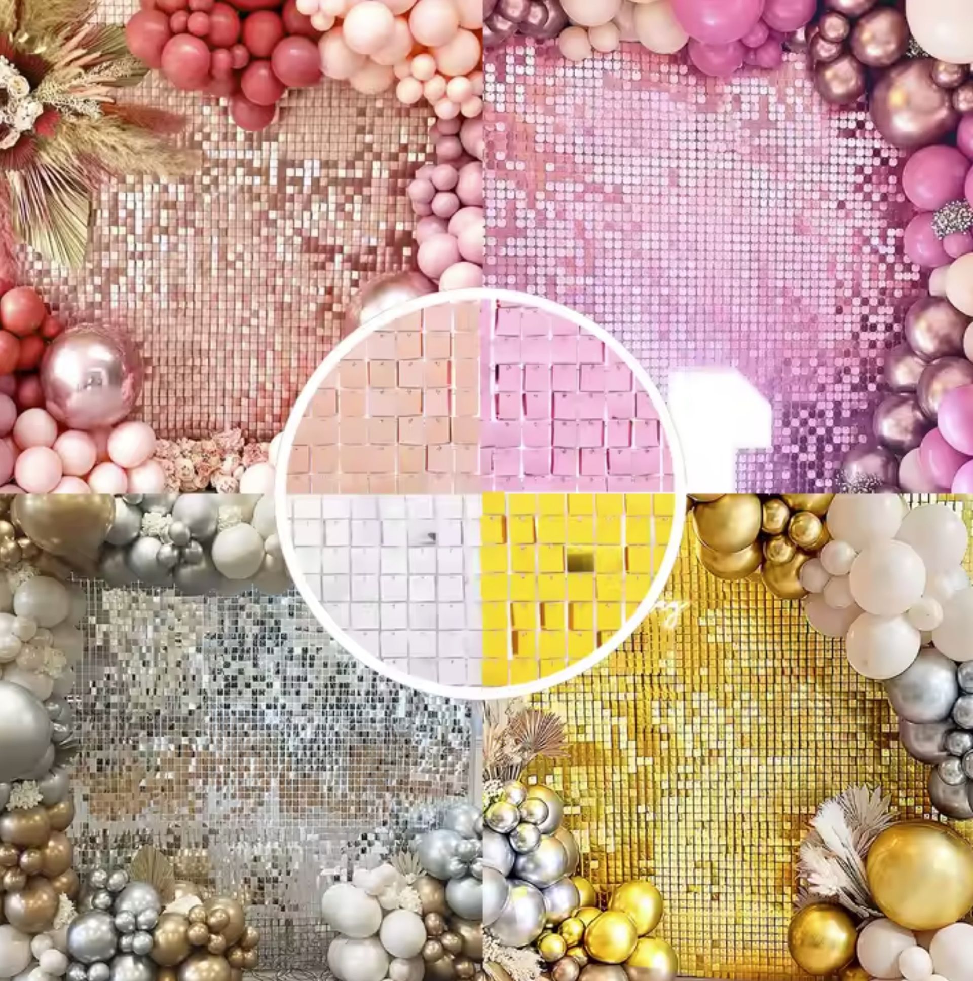 Shimmer Wall Backdrop Rentals in Chicago | Glamorous Events