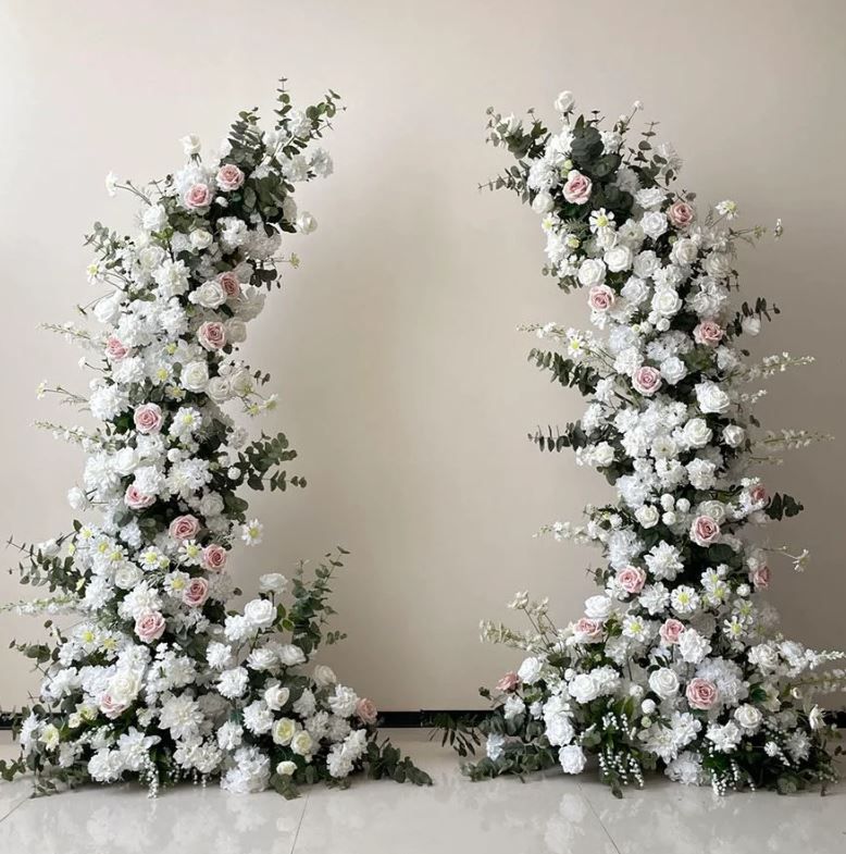 Silk Flower Wedding Arch Rentals in Chicago | Elegant Ceremony Backdrops