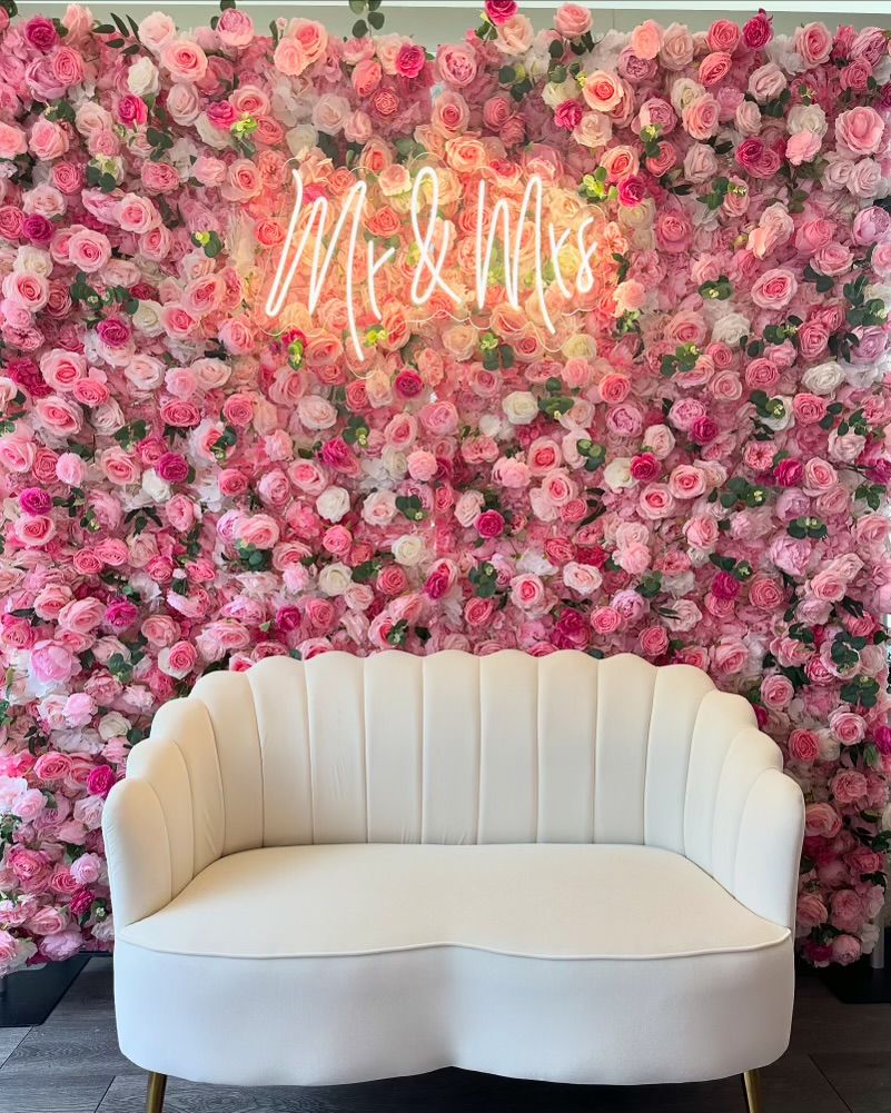 Flower Wall Backdrop Rental Chicago | Flower Wall Rental Near Me