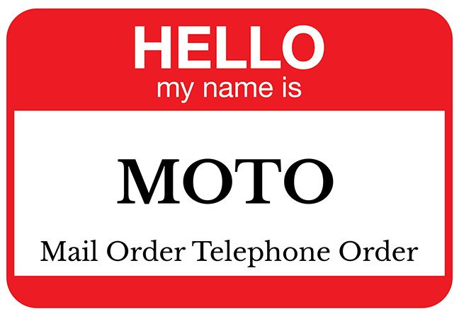 What is “MOTO” Credit Card Processing