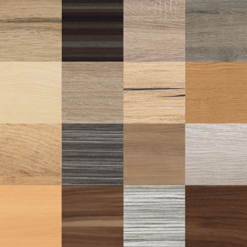 Melamine Plywood Panels - Range of Colours and Wood-Grain