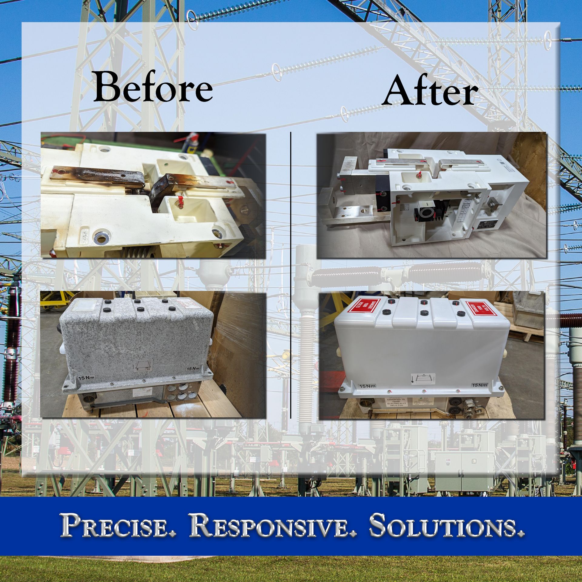 CAMCO completed Secheron DC Traction Breaker Overhaul