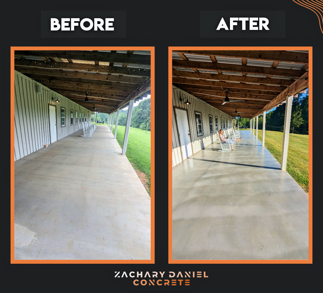 Before and After Gallery | Zachary Daniel Concrete
