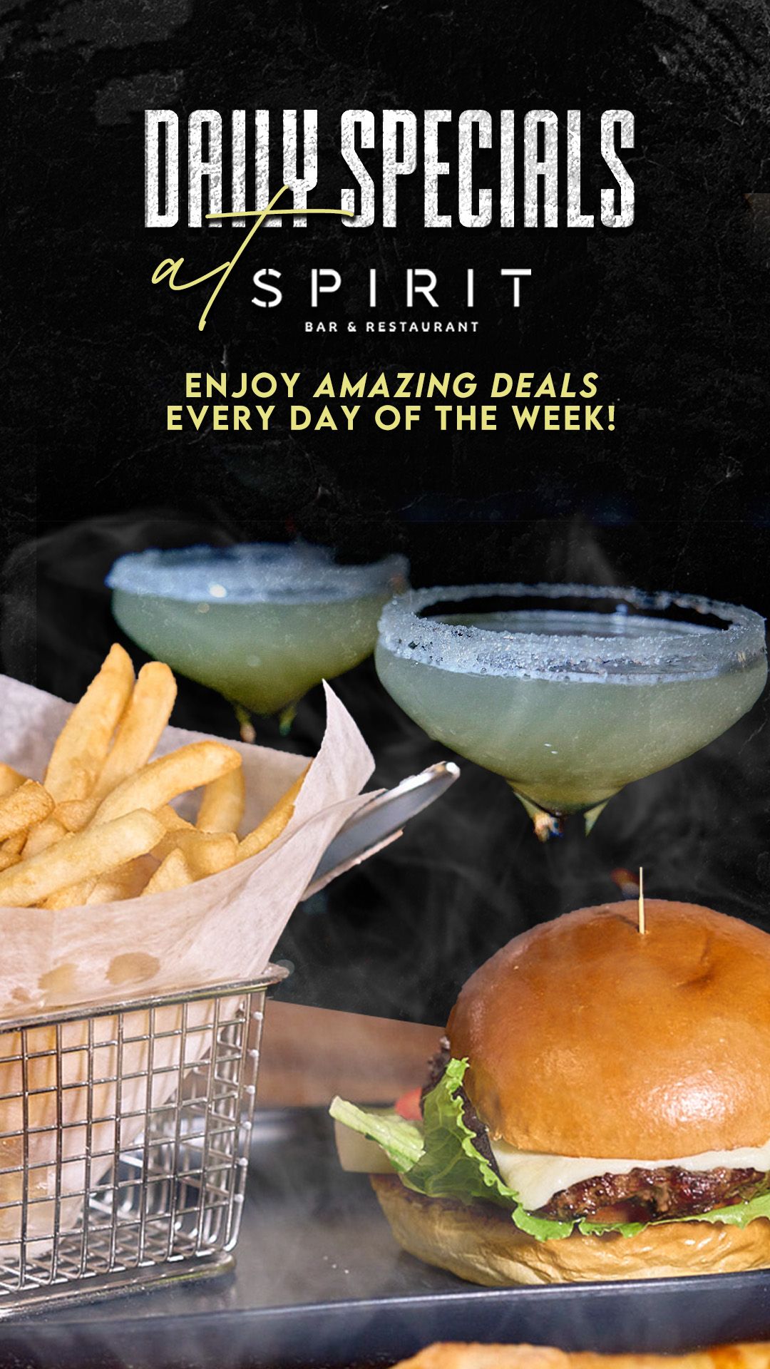American & Mediterranean Food Fusion | Spirit Bar Restaurant | Edgewater