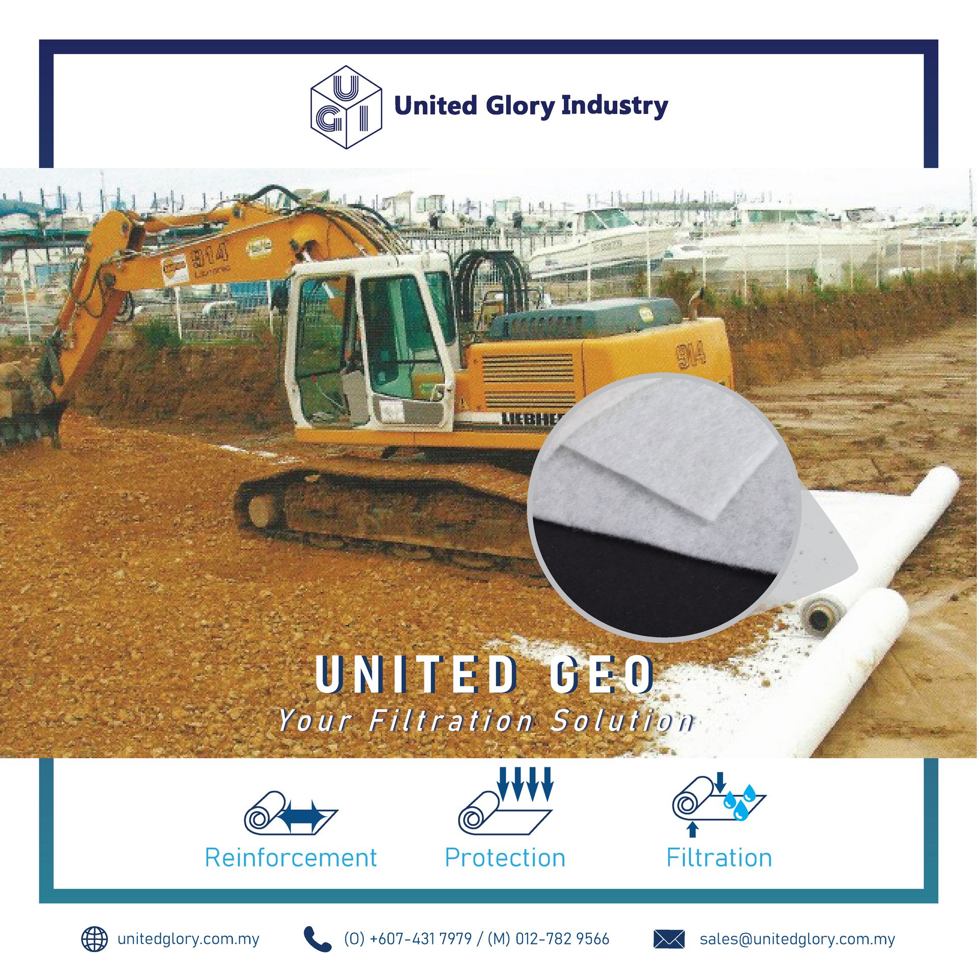 United GEO GeoTextile | United Glory Industry Sdn Bhd | Malaysia
