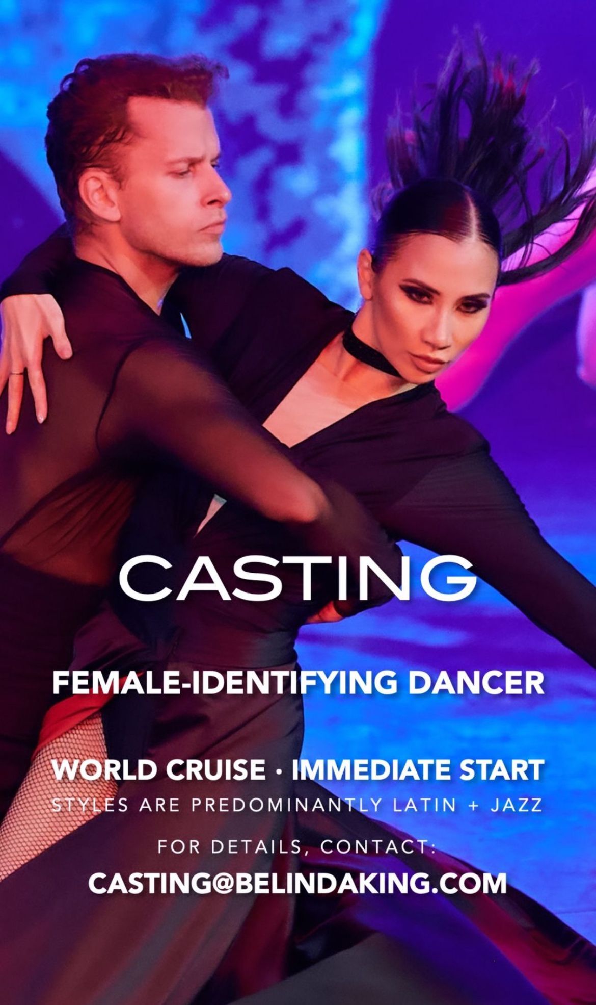 CRUISE - Singers, Dancers and Singer-Dancers onboard Seabourn