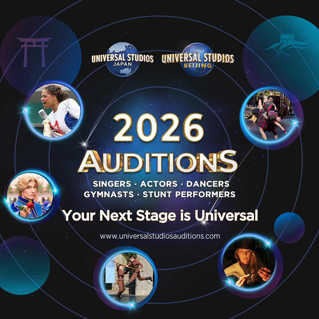Universal Studios Japan and Universal Studios Beijing -Exceptional talent
