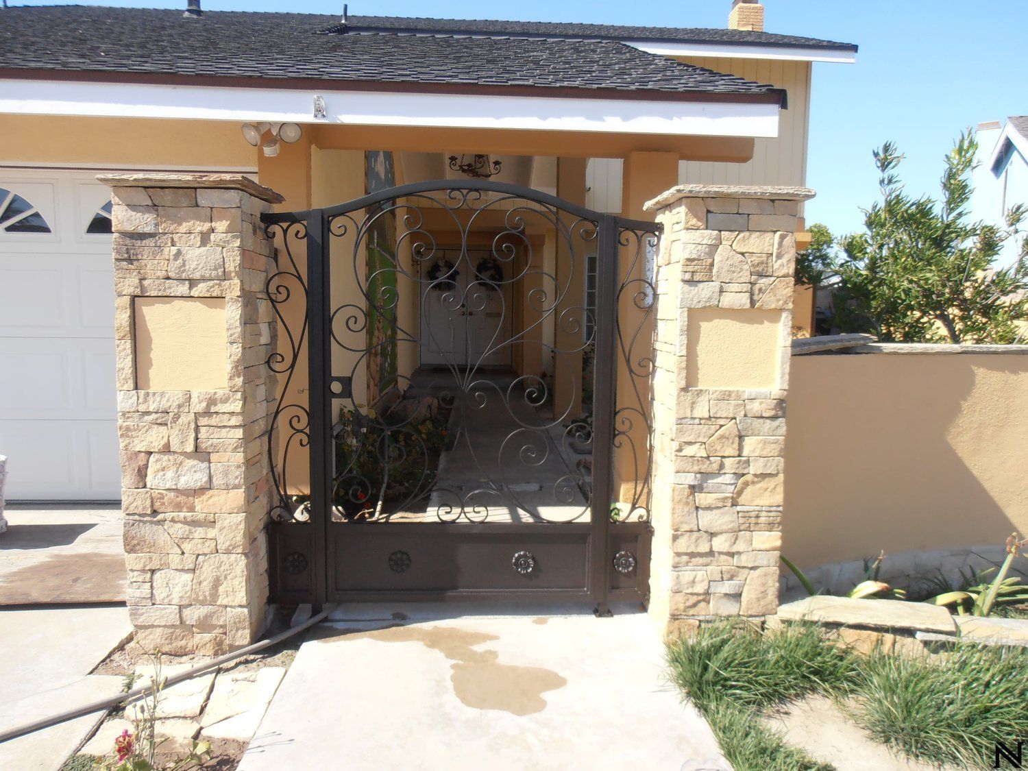 ORNATE PEDESTRIAN GATES | Naddour's Custom Metalworks