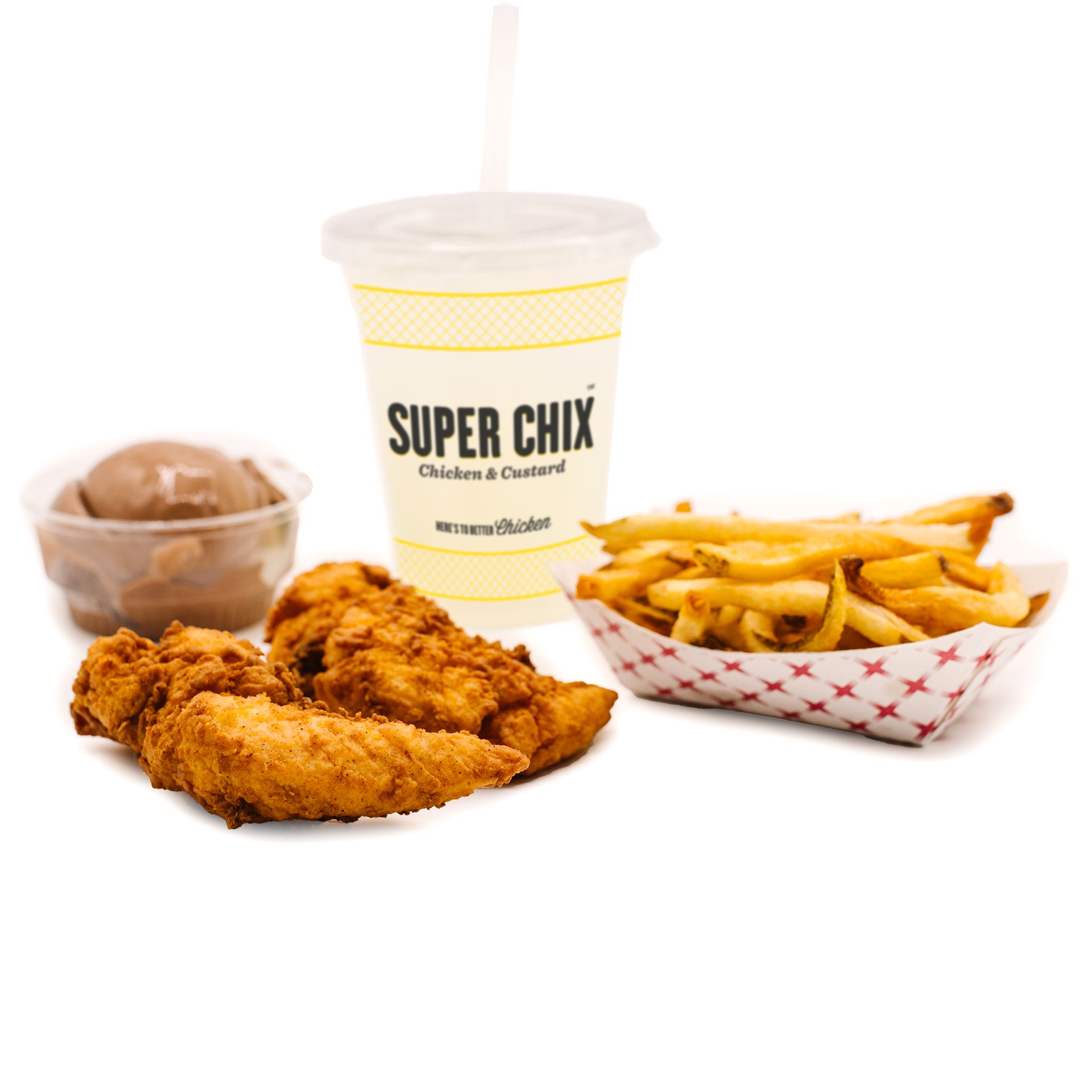 Super Chix, Chicken & Custard Menu | superchix.com