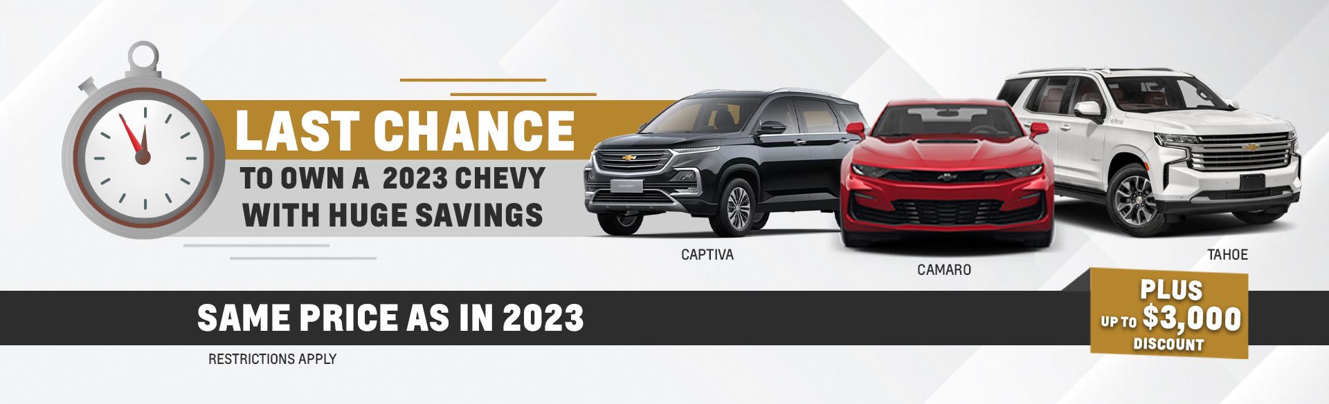 Advance Chevrolet Cayman | January Promotion