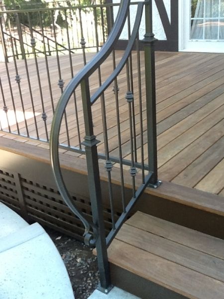 Custom Deck Railing Before & After Photos in Sacramento CA