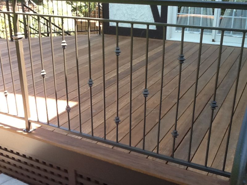 Custom Deck Railing Before & After Photos in Sacramento CA