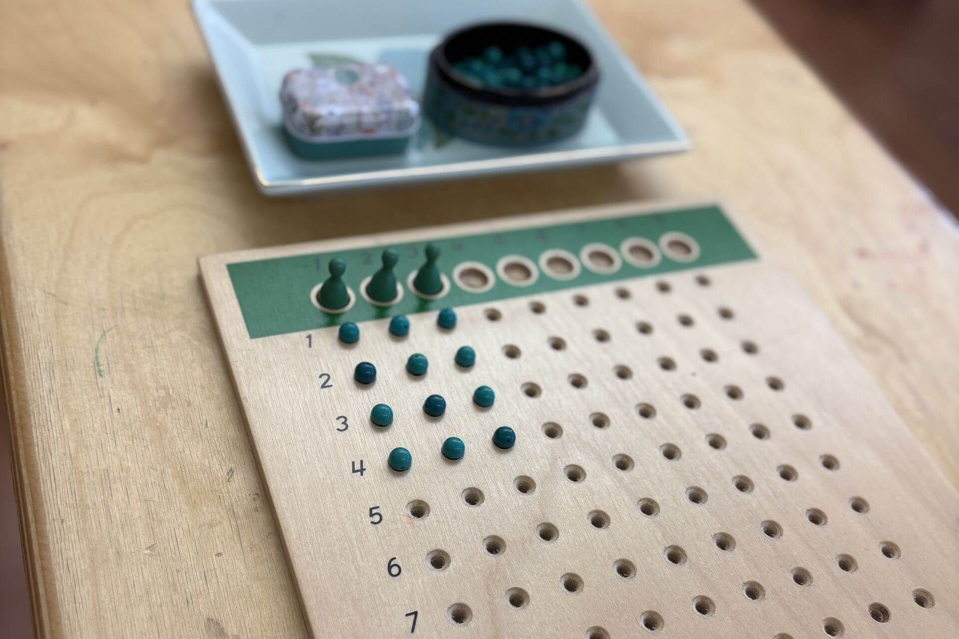 Montessori Materials Explained: Multiplication & Division Bead Boards