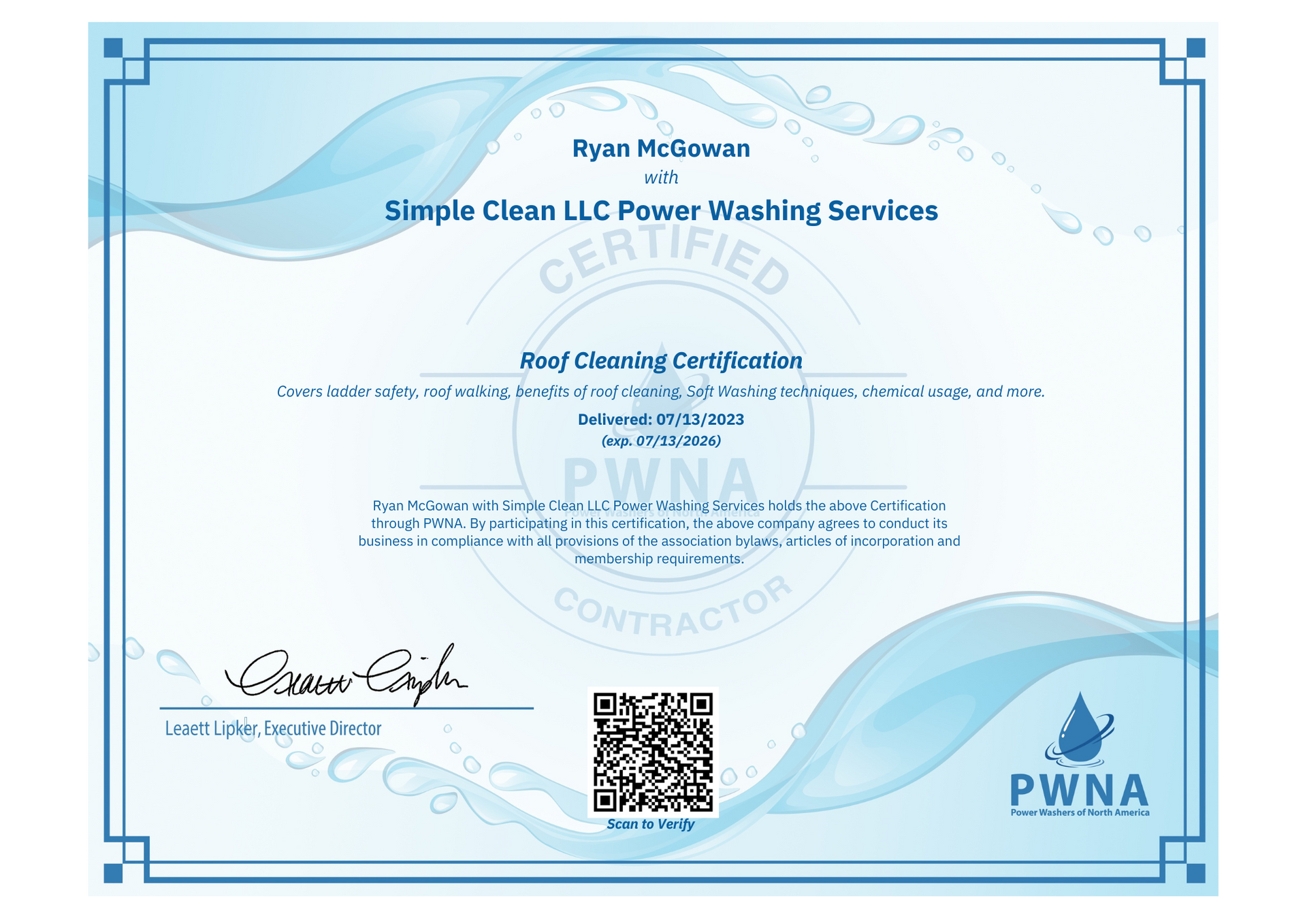Meet the Team | Simple Clean LLC Power Washing Services
