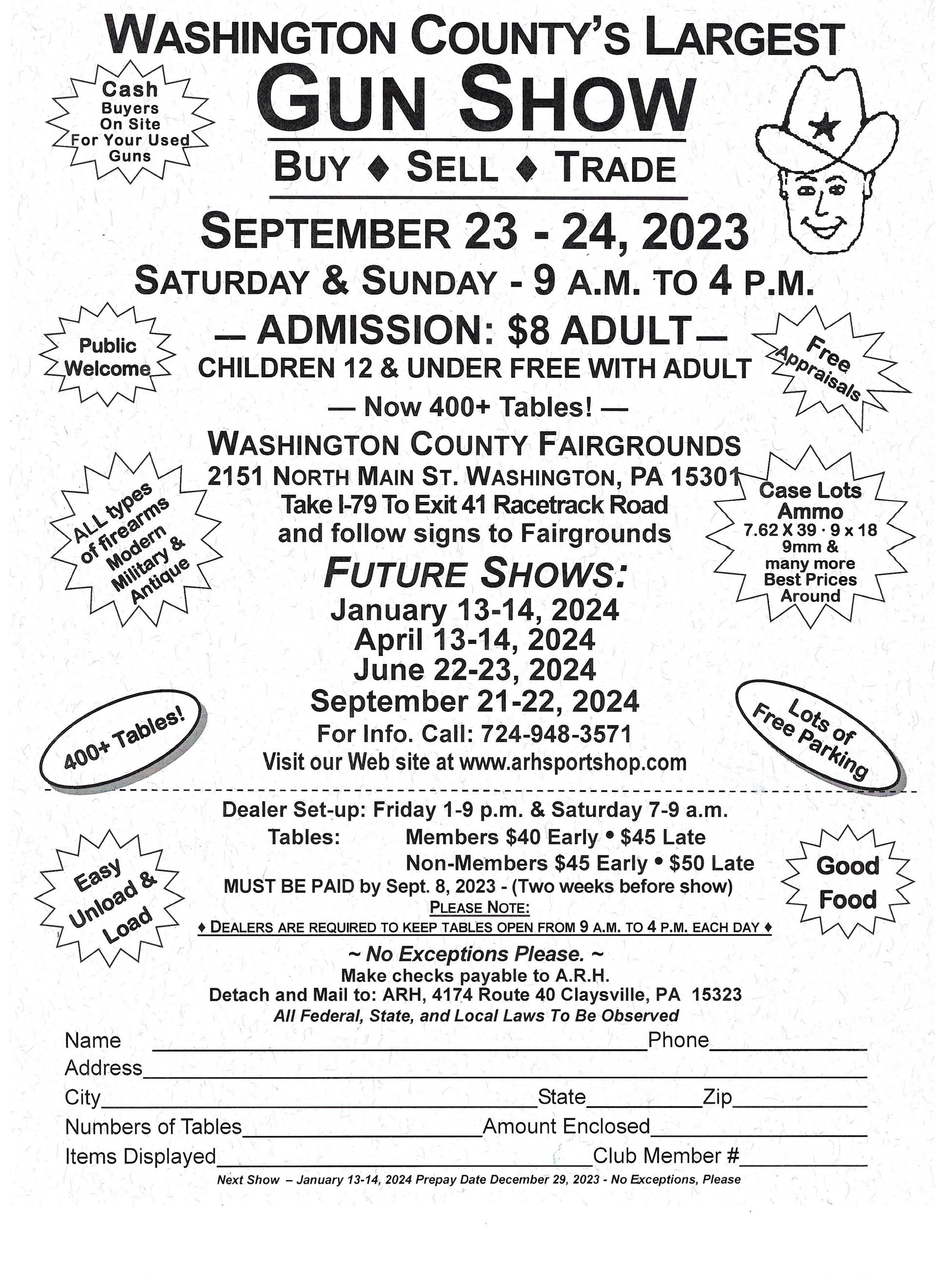 GUN SHOW INFORMATION