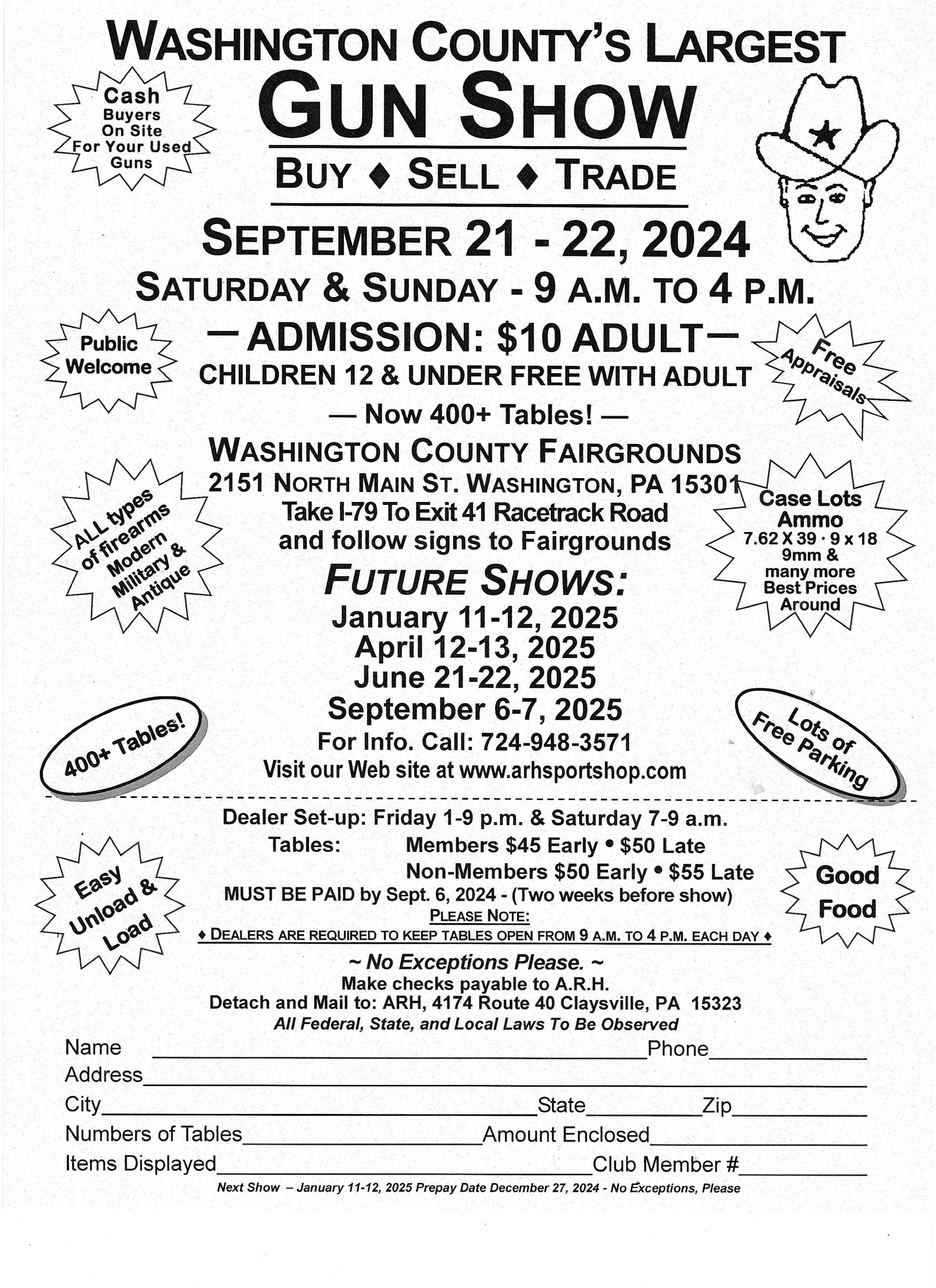 GUN SHOW INFORMATION