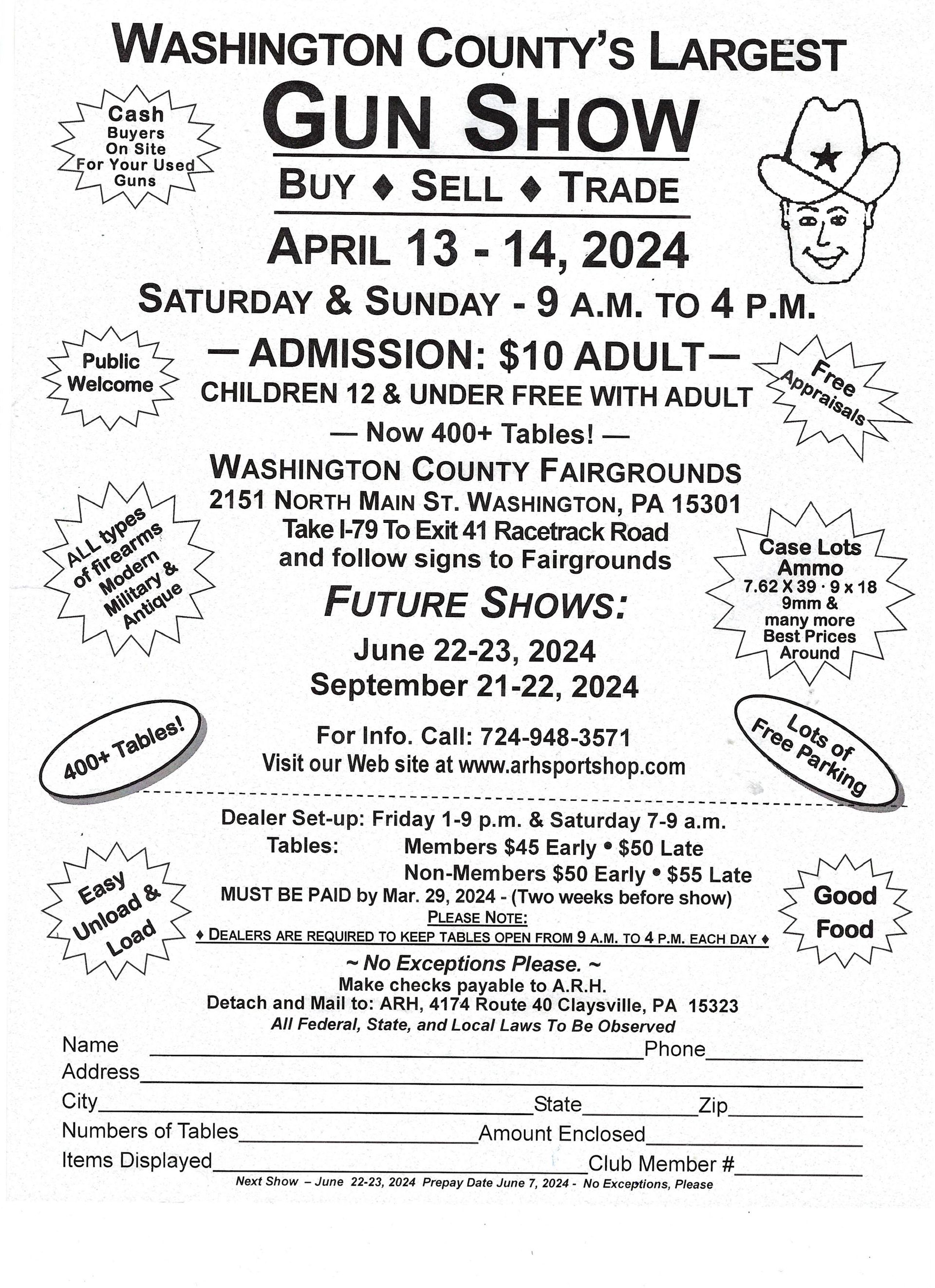 GUN SHOW INFORMATION
