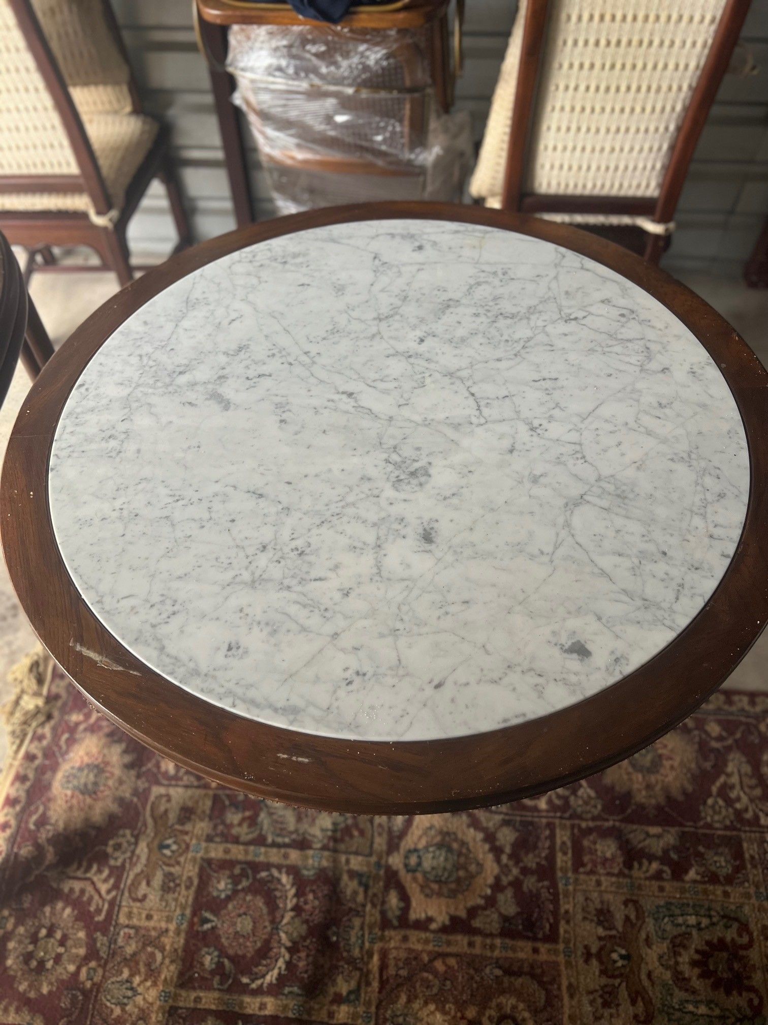 Drexel Heritage Marble Top Table