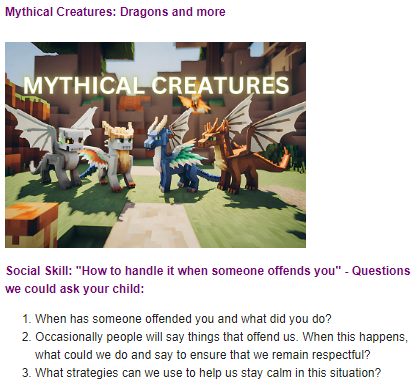 Minecraft Social Skills Group | Book Online | Amazing Skills