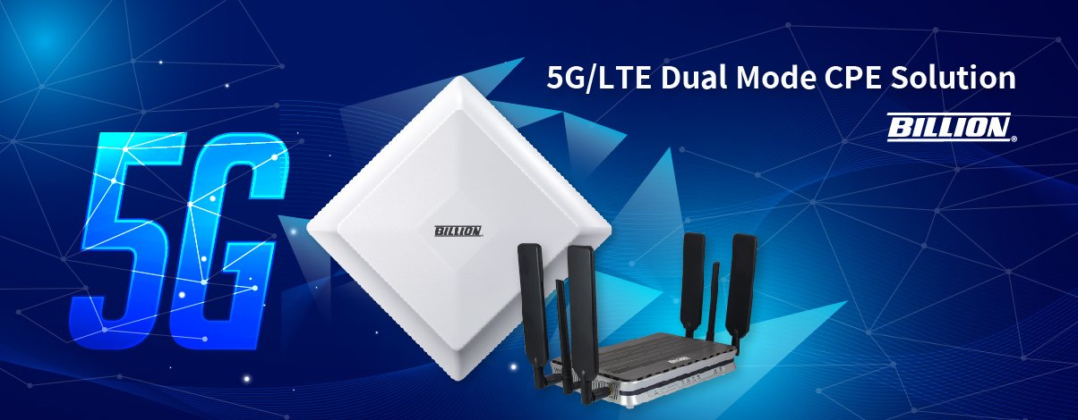 Billion Electric Launches Various Indoor and Outdoor 5G Routers