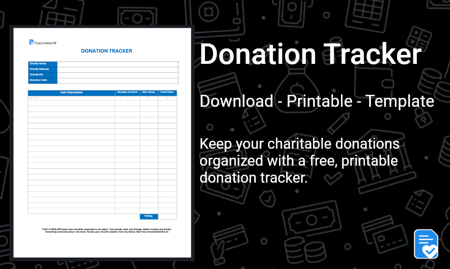 Download a Simple Donation Tracker to Organize Charitable Giving