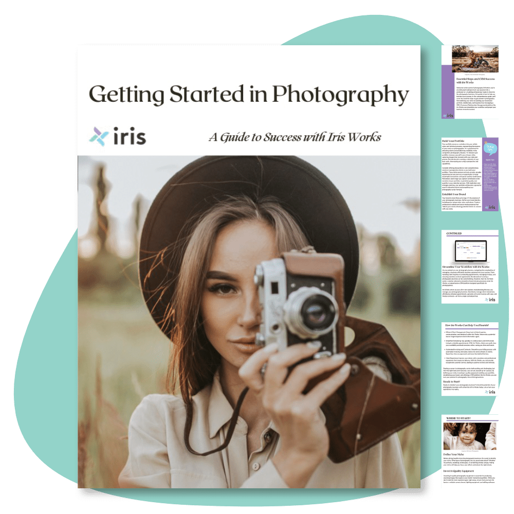 Photography Startup Guide | Iris Works