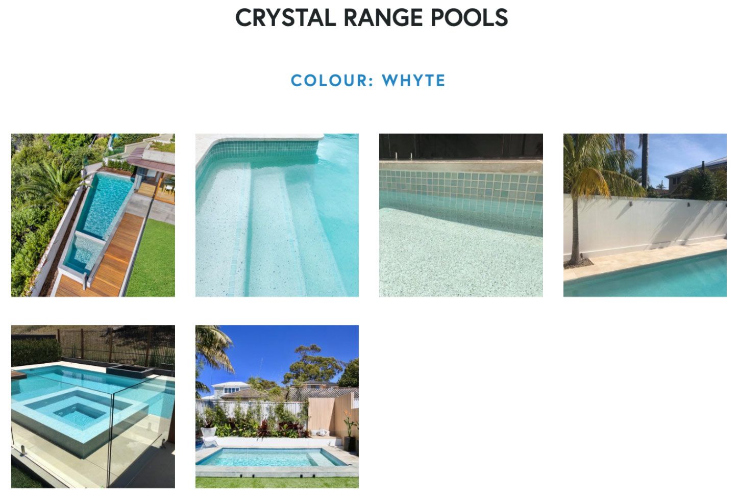 Pool Coating Colour Chart | Concrete Colour Solutions
