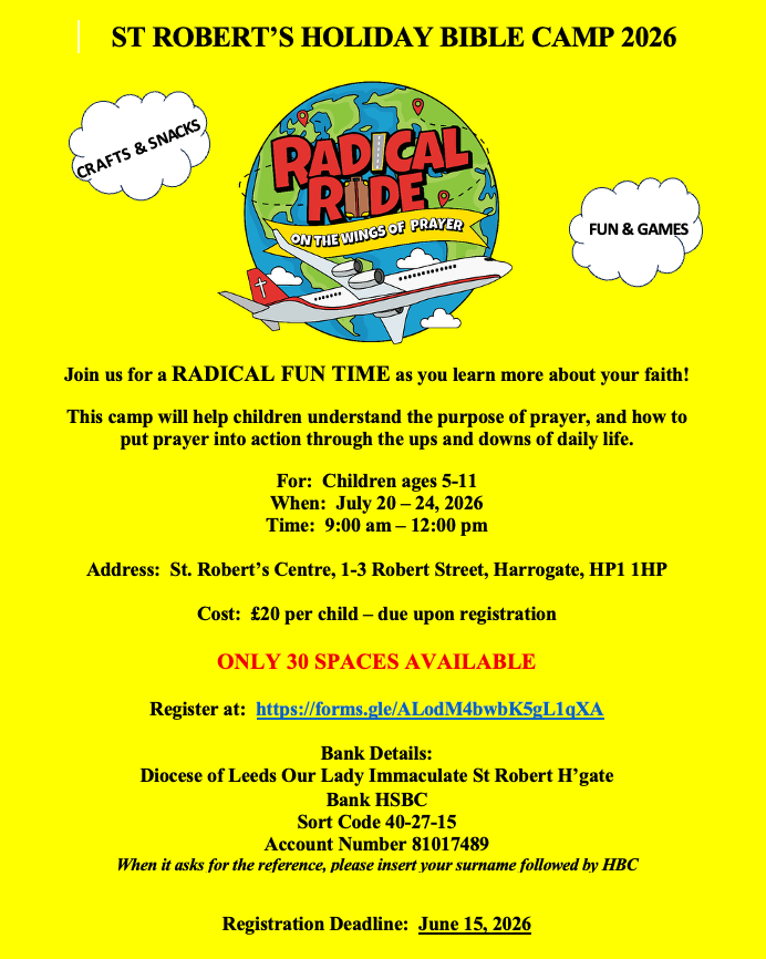 Children's Holiday Bible Camp 2026