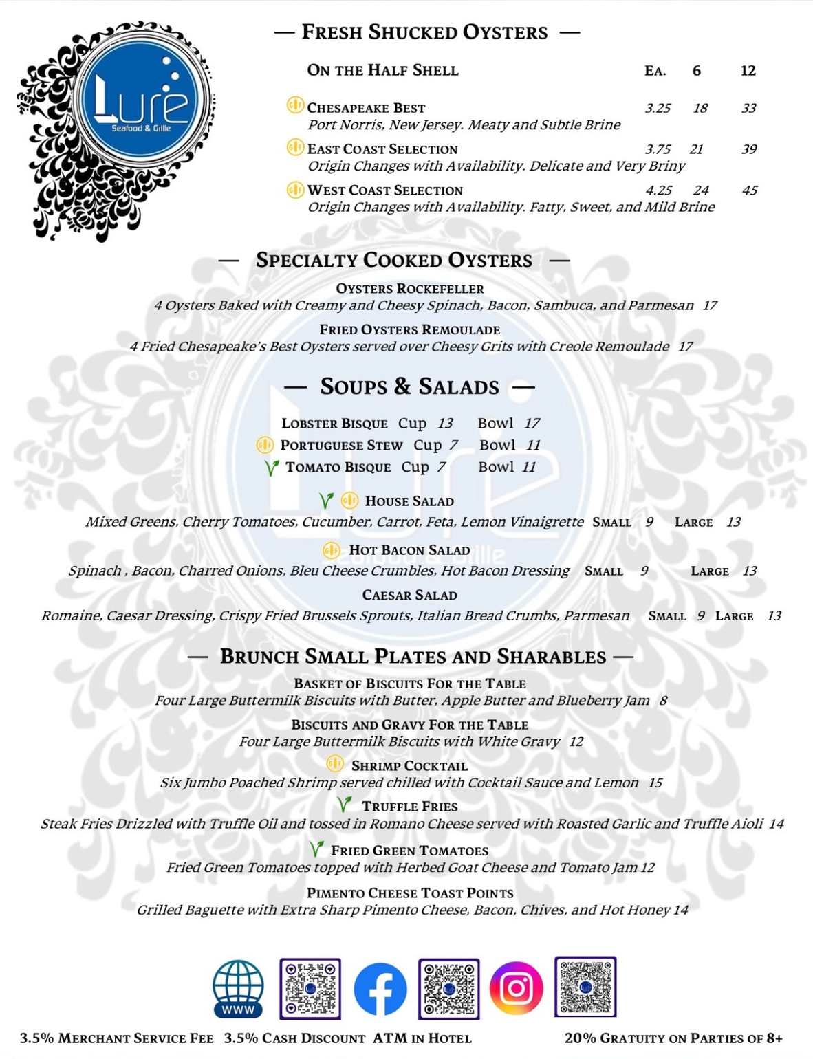 Lure Seafood and Grille | Owensboro, KY