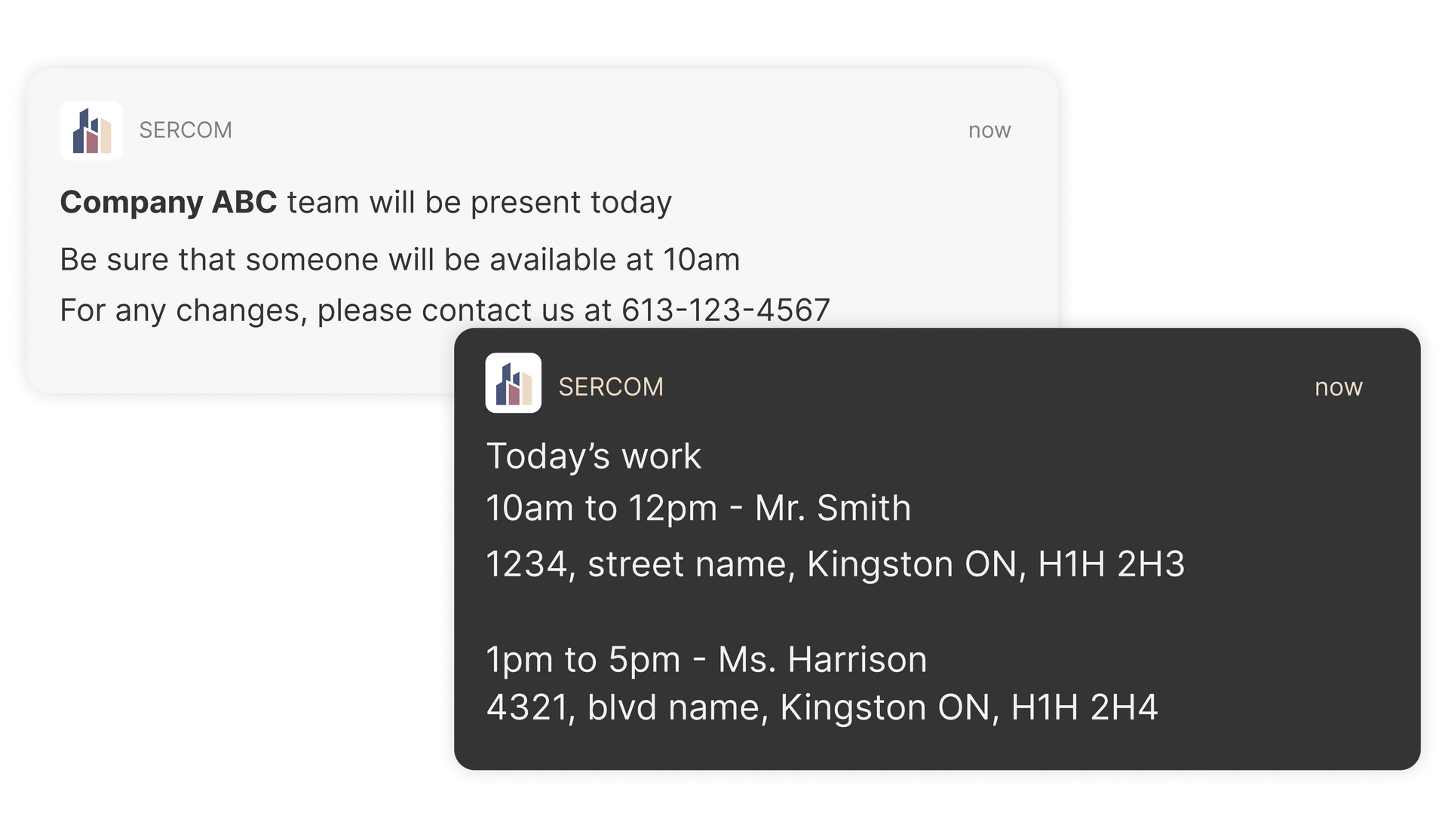 Service calls and jobs management software | Sercom