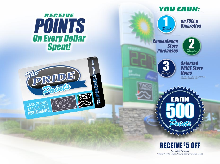 Loyalty Program | The PRIDE Stores | Illlinois