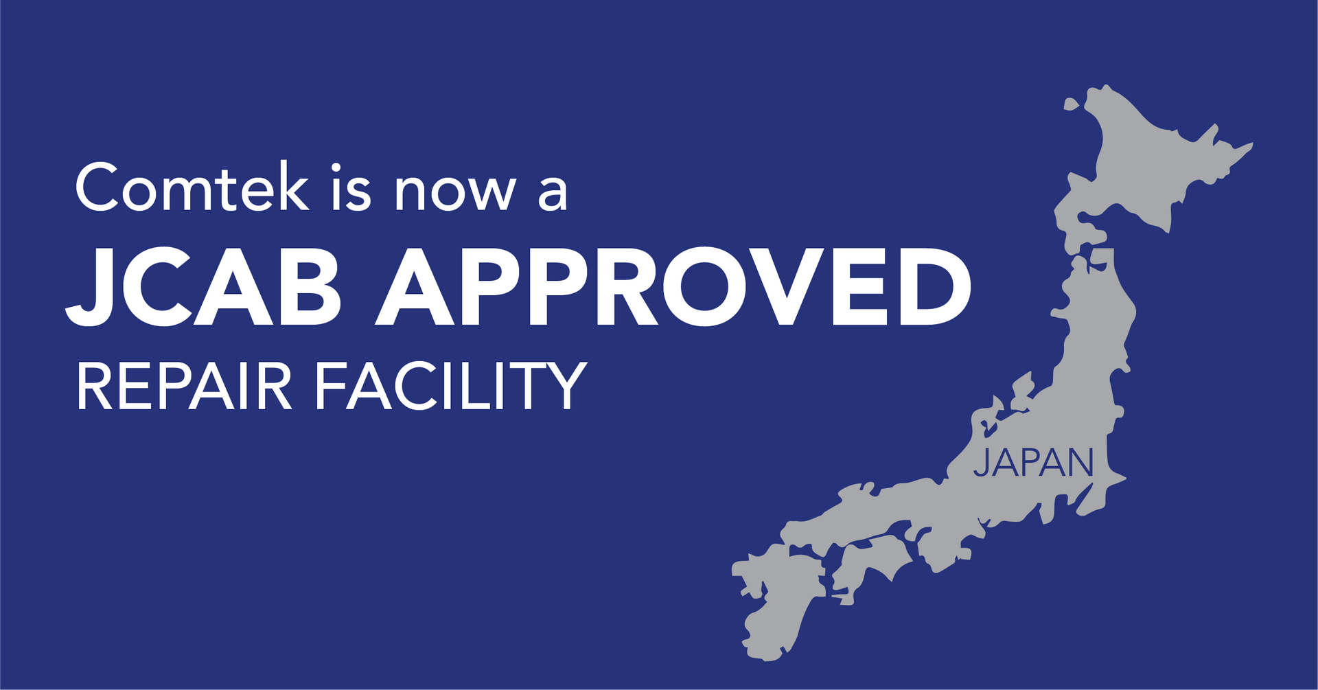 Comtek receives JCAB Approval