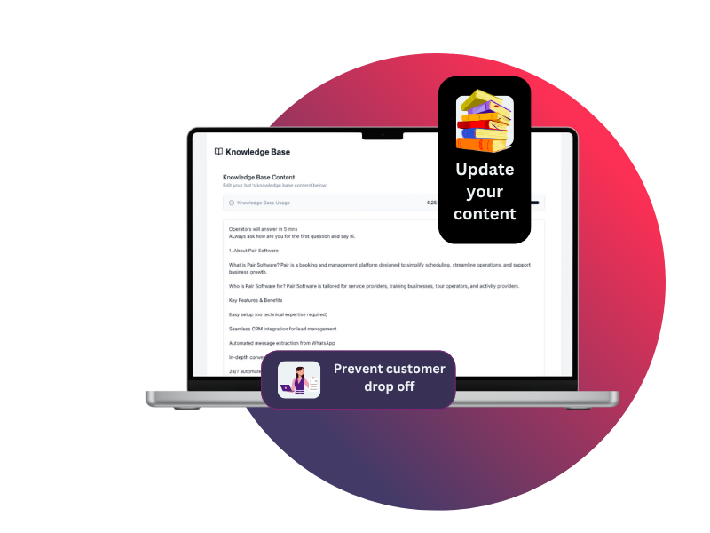 AI Customer Support Chatbot | Pair Software