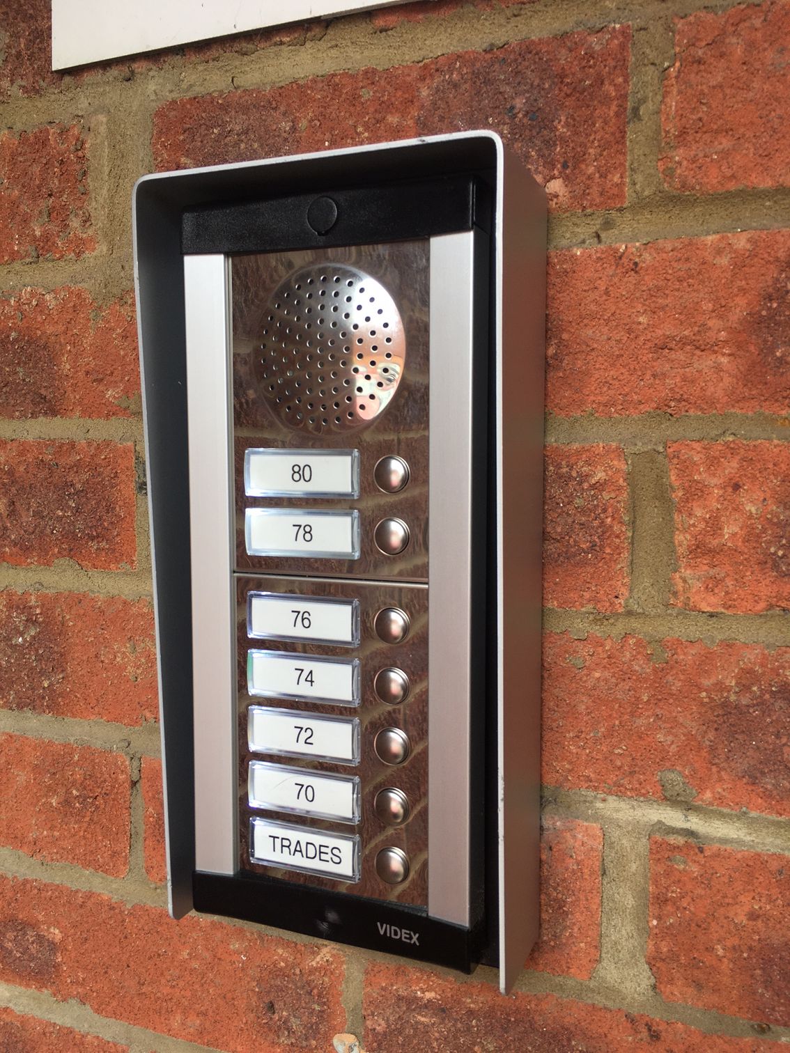 Videx Security Door Entry Intercom Repair London