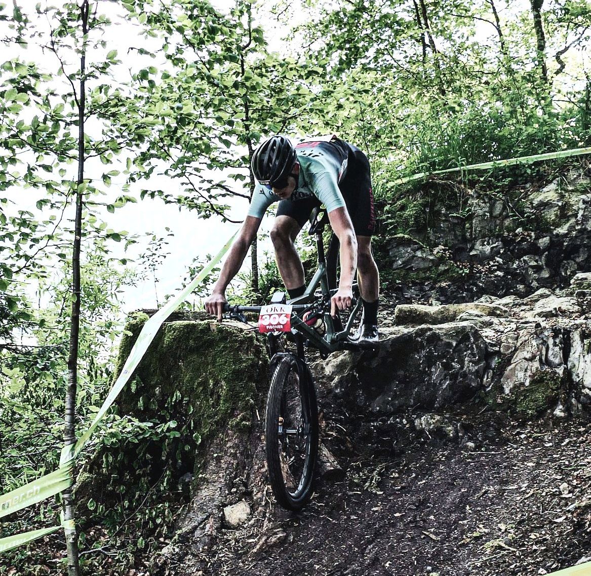 Mountainbiker Rose Bikes Schweiz Factory Racing Team, Leon Fischer ...