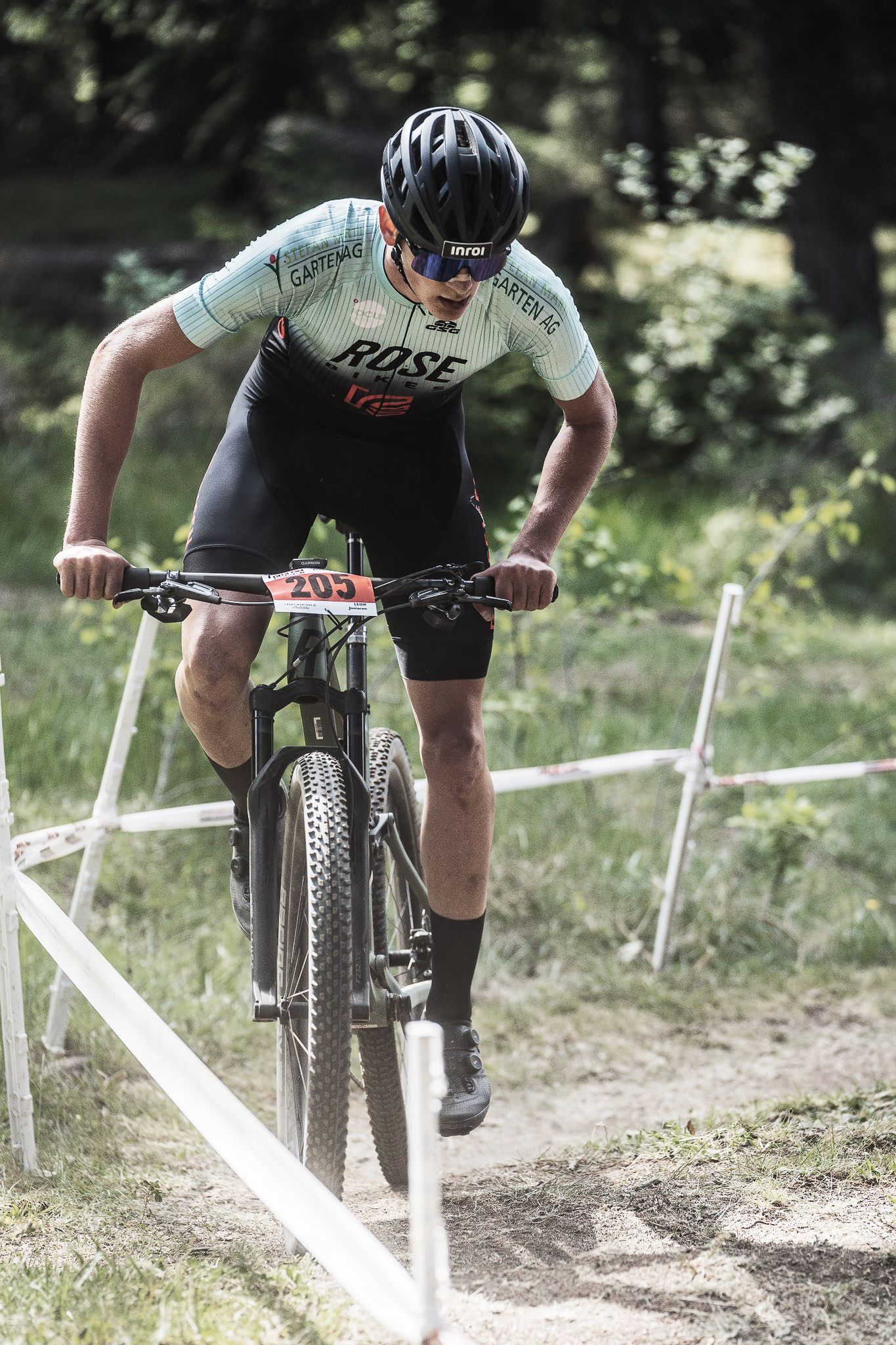 Mountainbiker Rose Bikes Schweiz Factory Racing Team, Leon Fischer ...