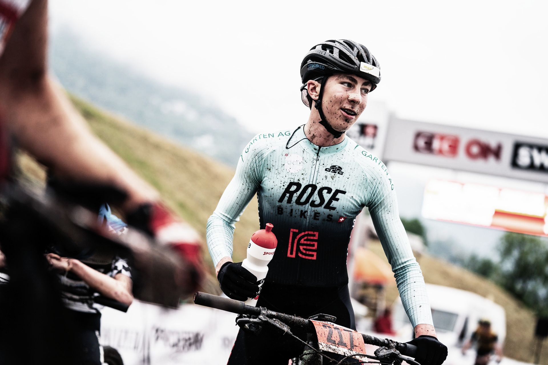 Mountainbiker Rose Bikes Schweiz Factory Racing Team, Leon Fischer ...