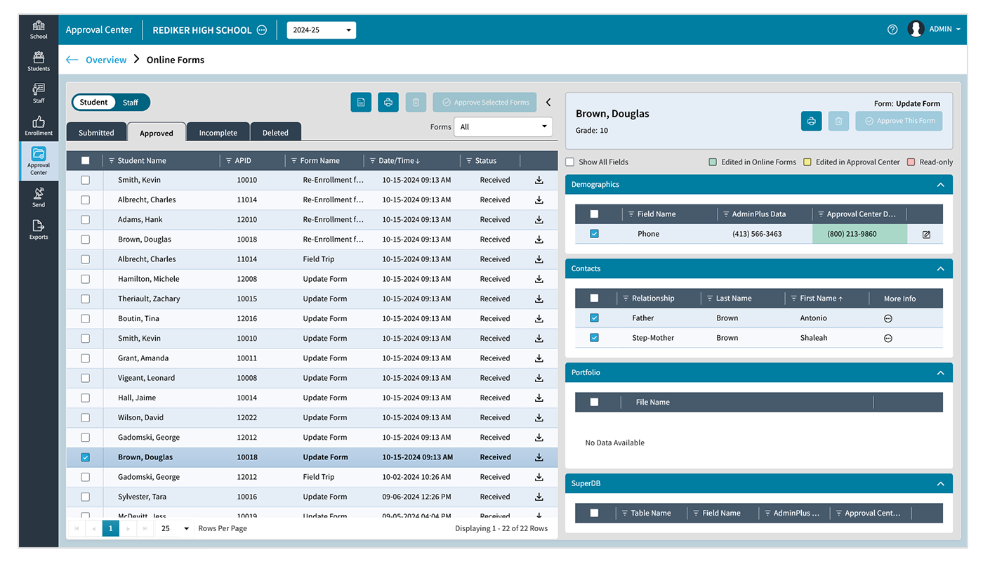 AdminPlus Student Information System - Get Started | Rediker Software