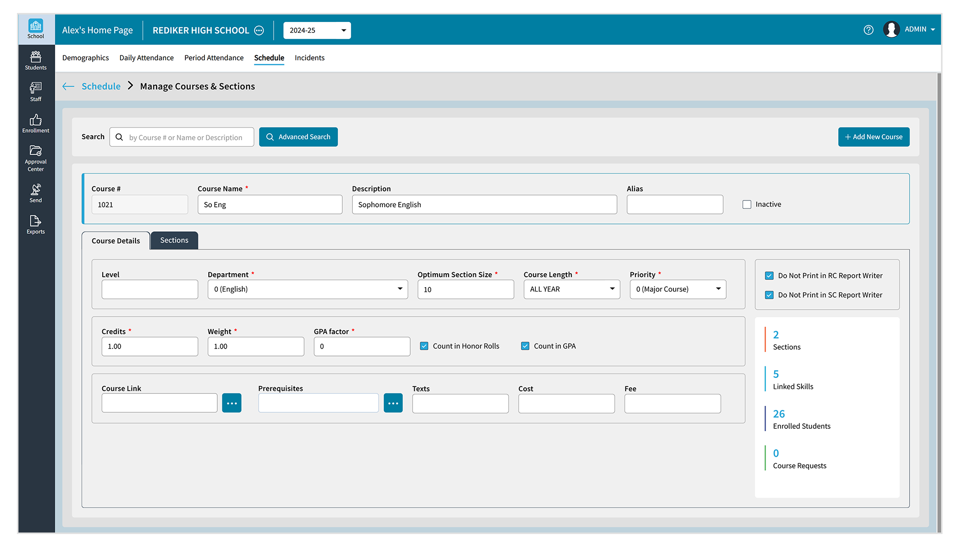 AdminPlus Student Information System - Get Started | Rediker Software