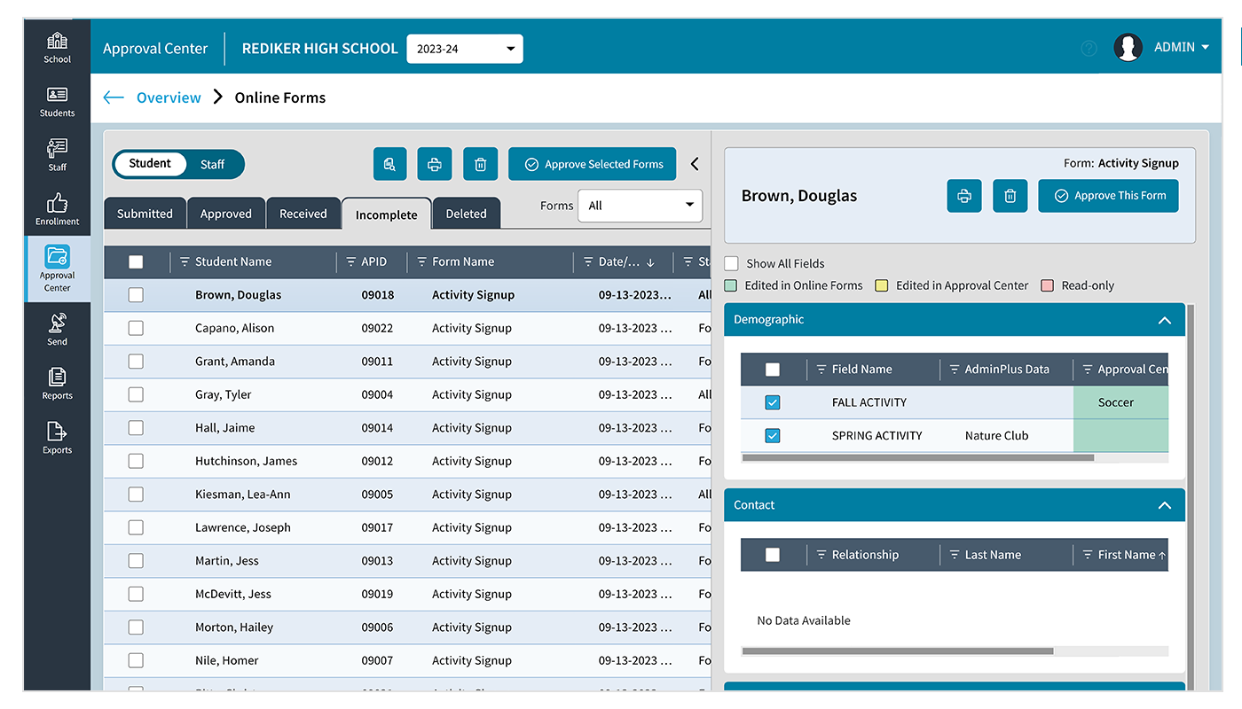 AdminPlus Student Information System - Get Started | Rediker Software